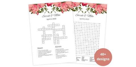 How to Create a Wedding Crossword - The Ultimate Guide - Perfect ...